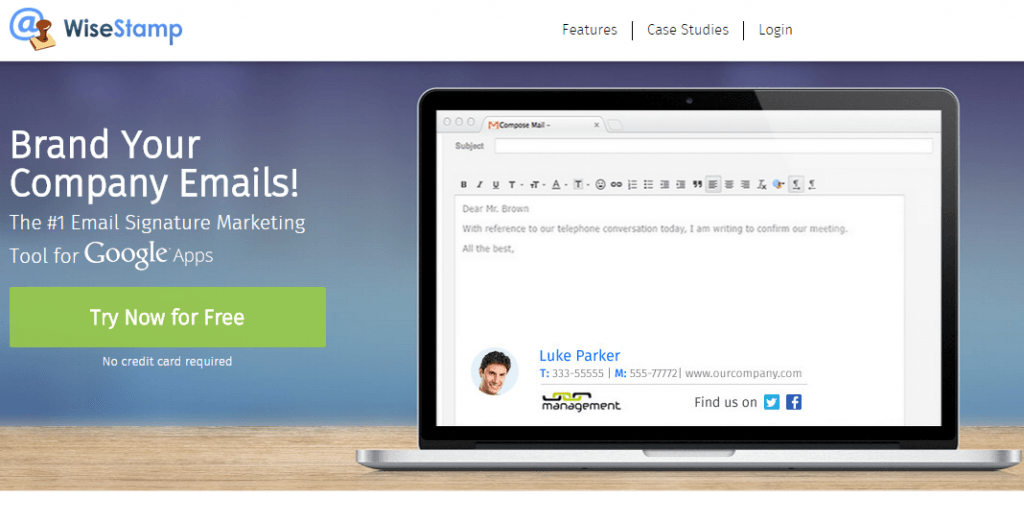 Wisestamp Website | Small Business Sense